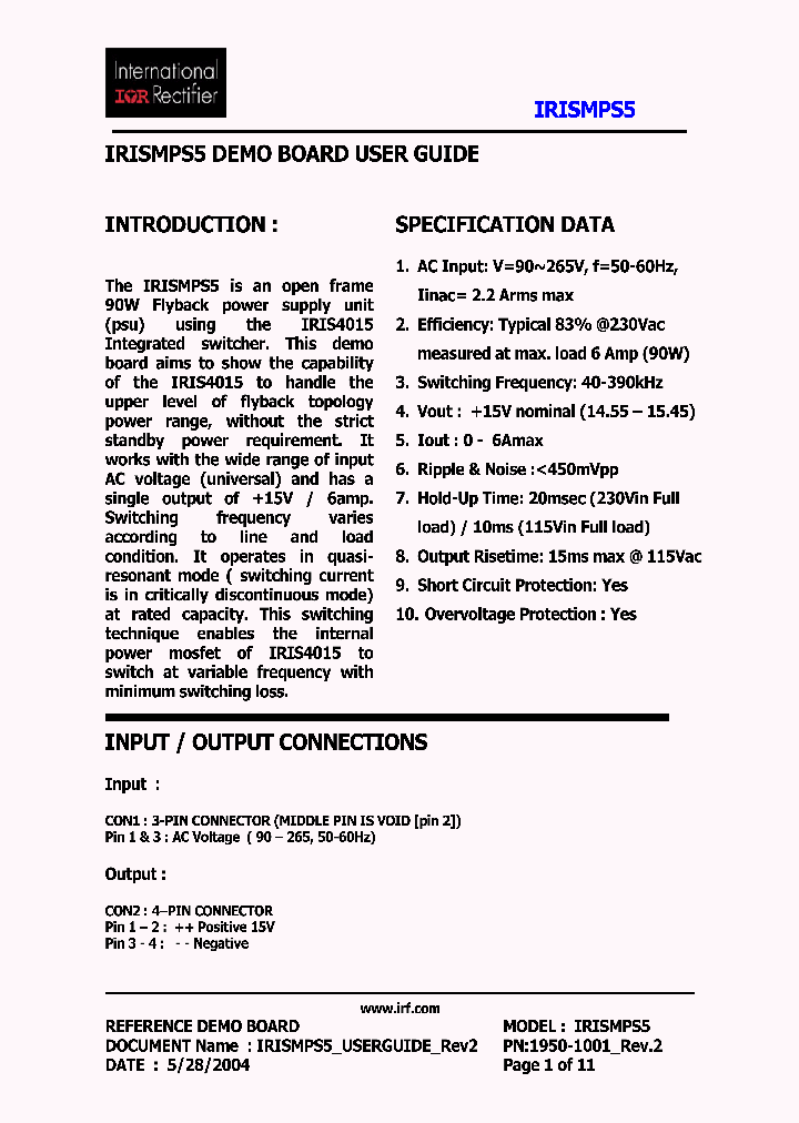 IRISMPS5_675775.PDF Datasheet Download --- IC-ON-LINE