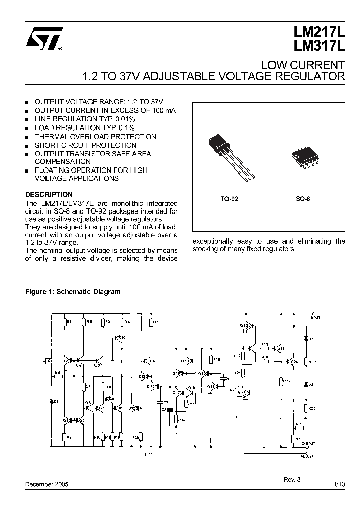 LM217L05_738177.PDF Datasheet Download --- IC-ON-LINE