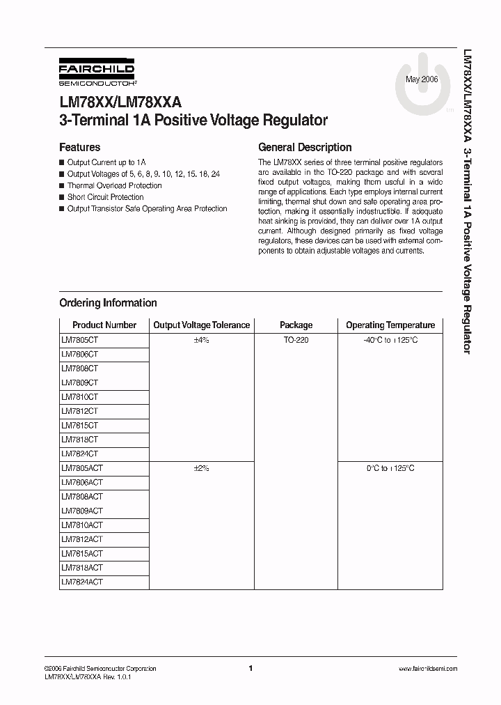 LM78XX_728844.PDF Datasheet Download --- IC-ON-LINE