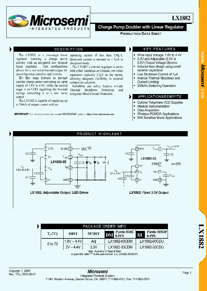 LX1882-33CDM_666081.PDF Datasheet Download --- IC-ON-LINE