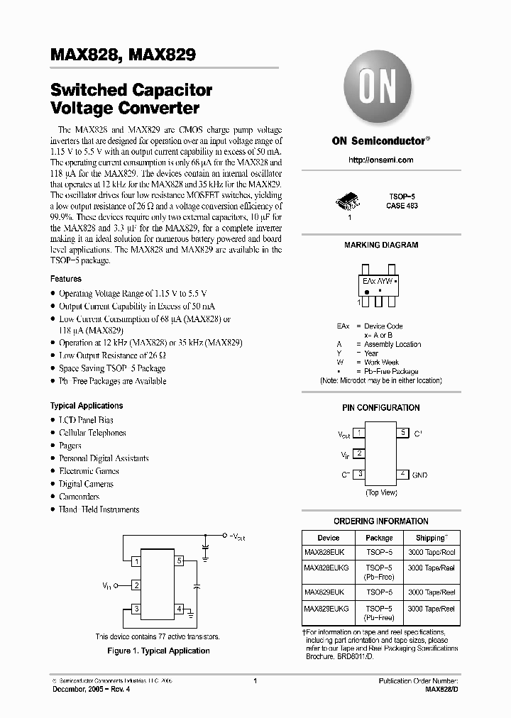 MAX82805_741584.PDF Datasheet Download --- IC-ON-LINE