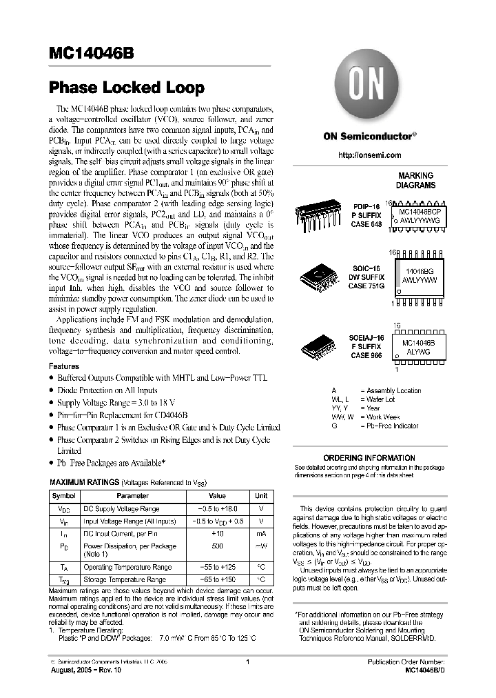 MC14046B05_754069.PDF Datasheet Download --- IC-ON-LINE
