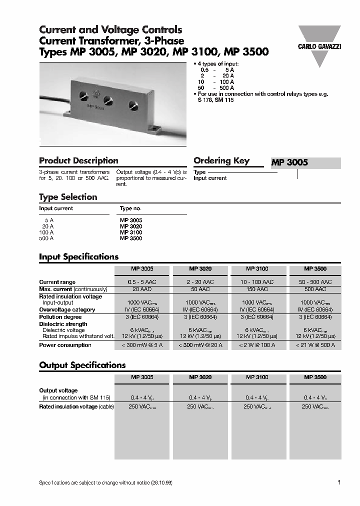 MP3005_860335.PDF Datasheet Download --- IC-ON-LINE