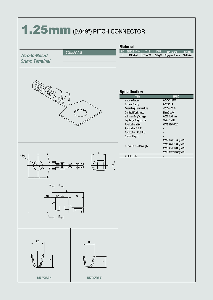 12507TS_1190780.PDF Datasheet Download --- IC-ON-LINE