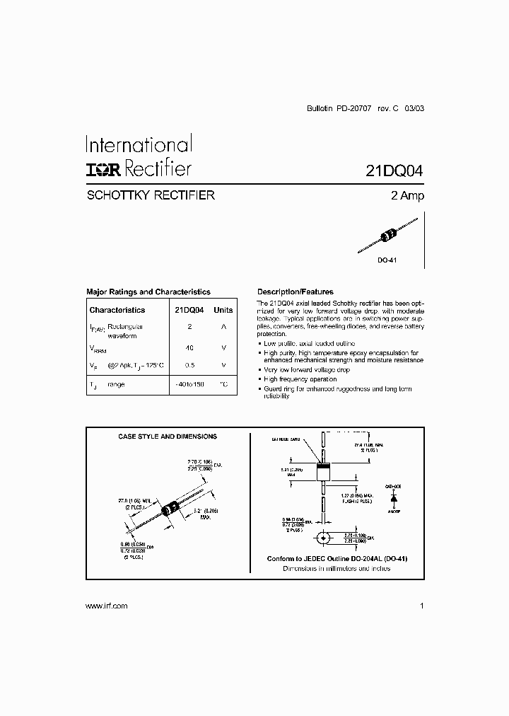 21DQ04_1071119.PDF Datasheet Download --- IC-ON-LINE