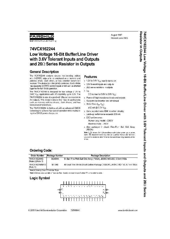 74VCX162244MTDX_1203030.PDF Datasheet Download --- IC-ON-LINE