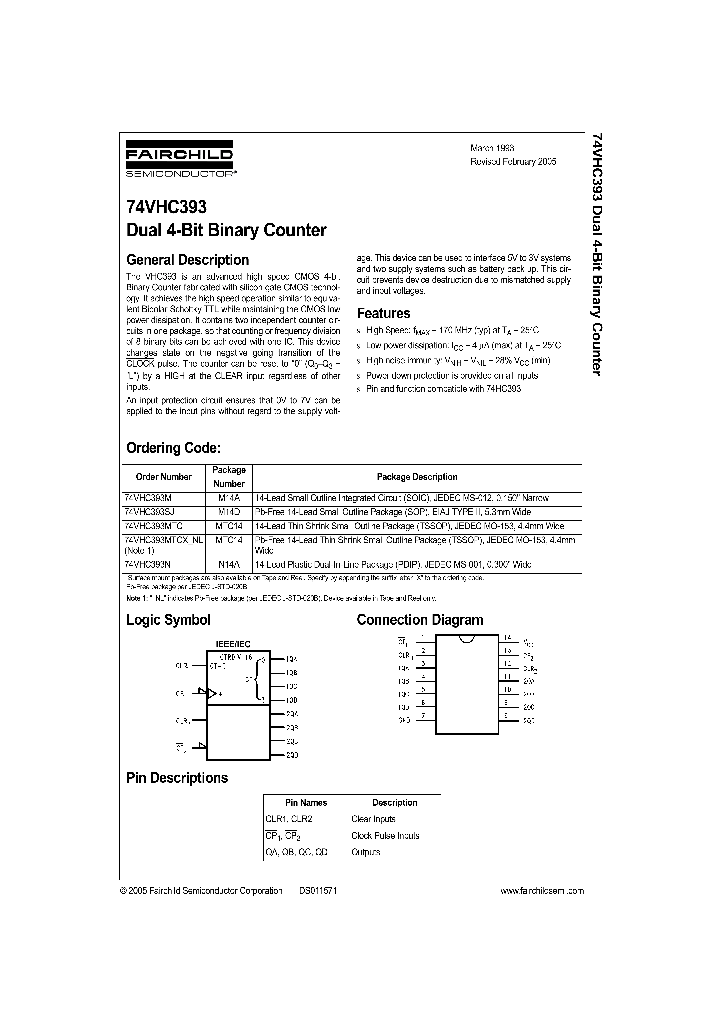 74VHC393SJ_1203178.PDF Datasheet Download --- IC-ON-LINE