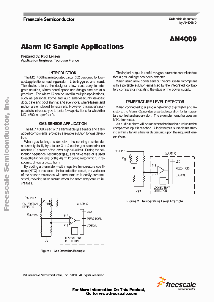 AN4009_1104052.PDF Datasheet Download --- IC-ON-LINE