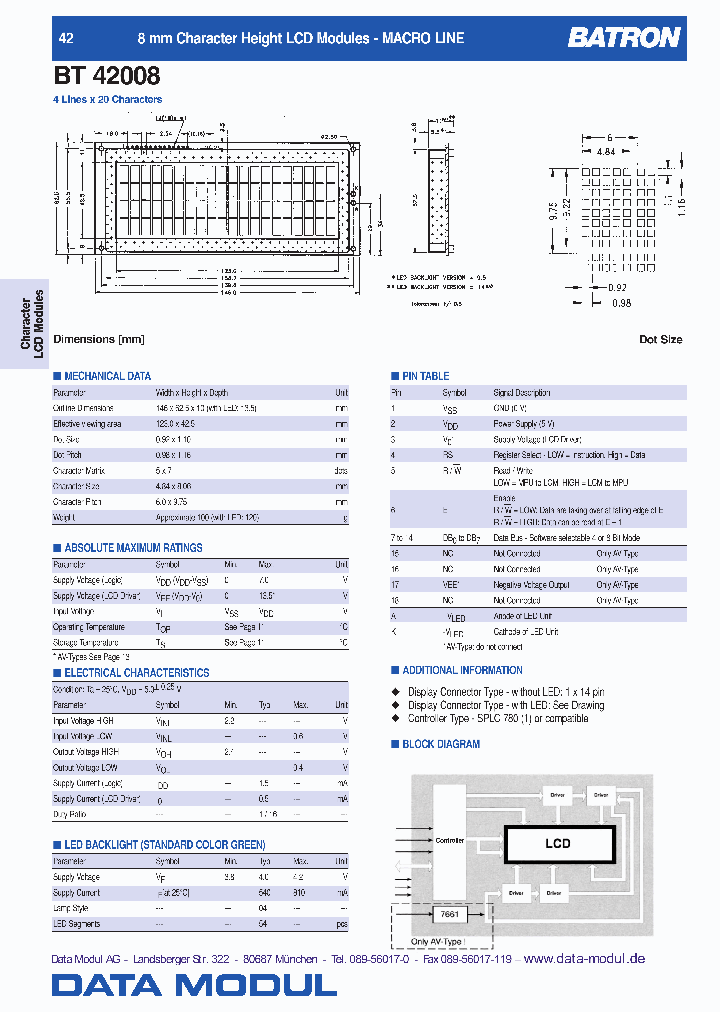 BT42008_1221033.PDF Datasheet Download --- IC-ON-LINE