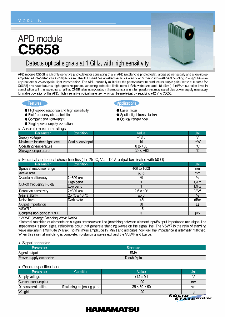 C5658_1223409.PDF Datasheet Download --- IC-ON-LINE