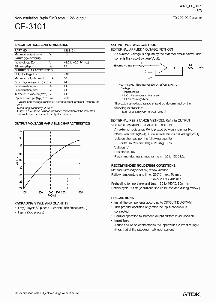 CE-3101_1069570.PDF Datasheet Download --- IC-ON-LINE