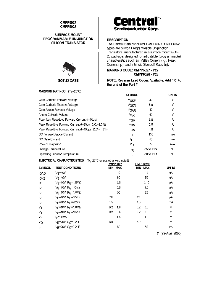CMPP6027_1175820.PDF Datasheet Download --- IC-ON-LINE