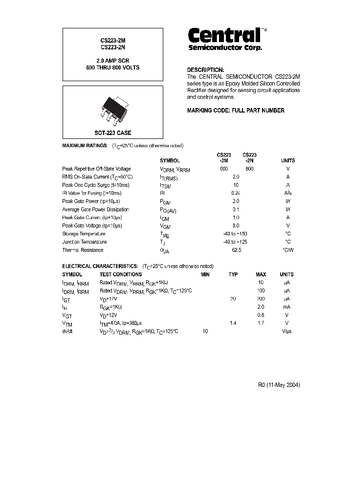 CS223-2N_1228585.PDF Datasheet Download --- IC-ON-LINE