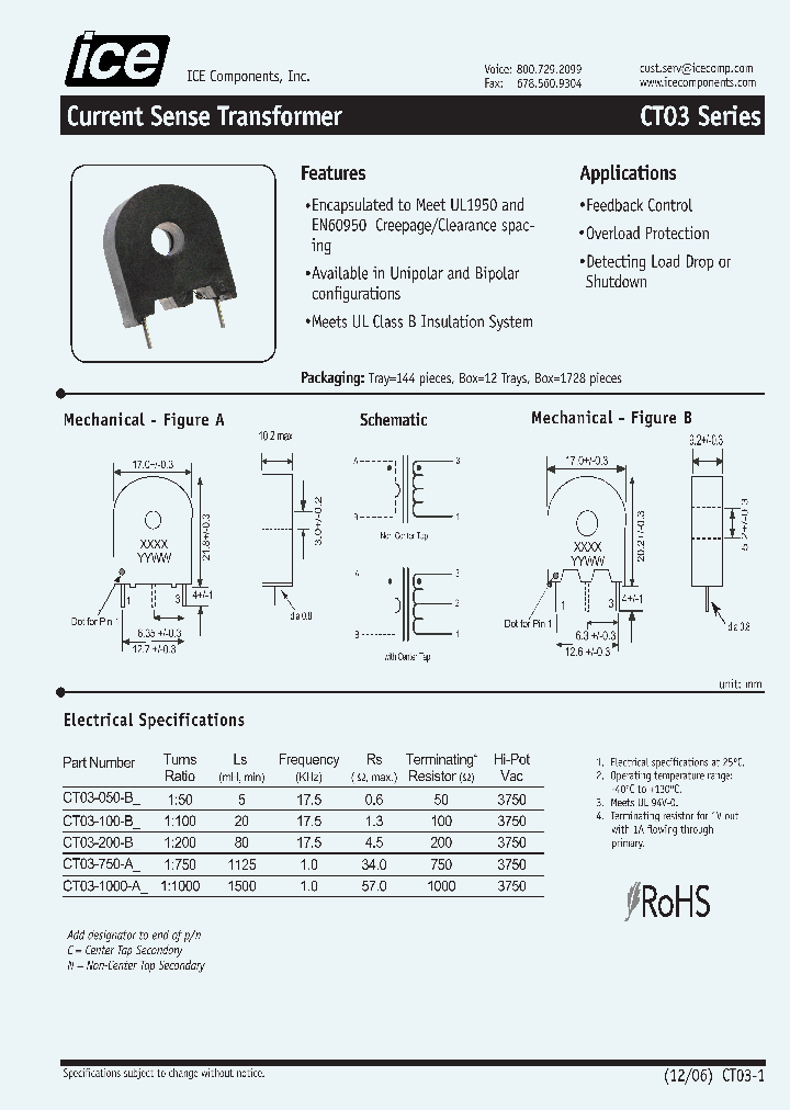 CT03-750-A_1229179.PDF Datasheet Download --- IC-ON-LINE