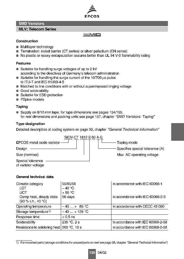 CT1812S95AG2_1229204.PDF Datasheet Download --- IC-ON-LINE