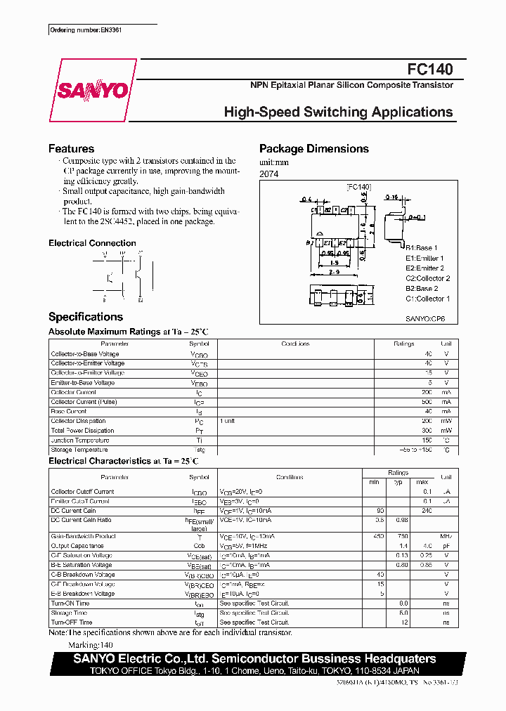 FC140_1239008.PDF Datasheet Download --- IC-ON-LINE