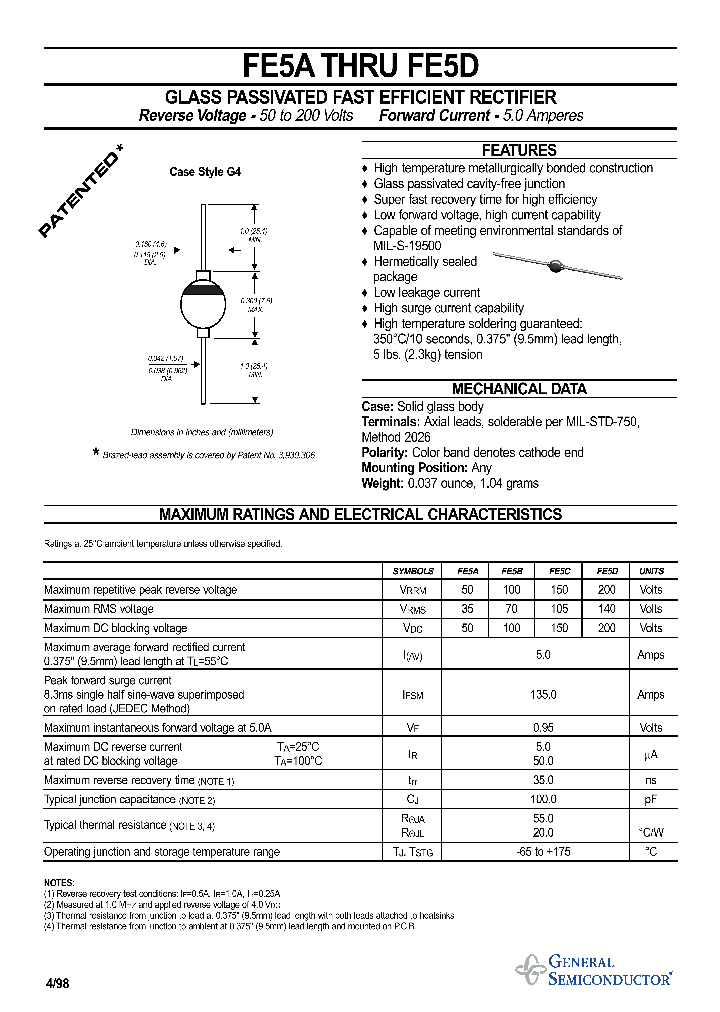 FE5D_1239921.PDF Datasheet Download --- IC-ON-LINE