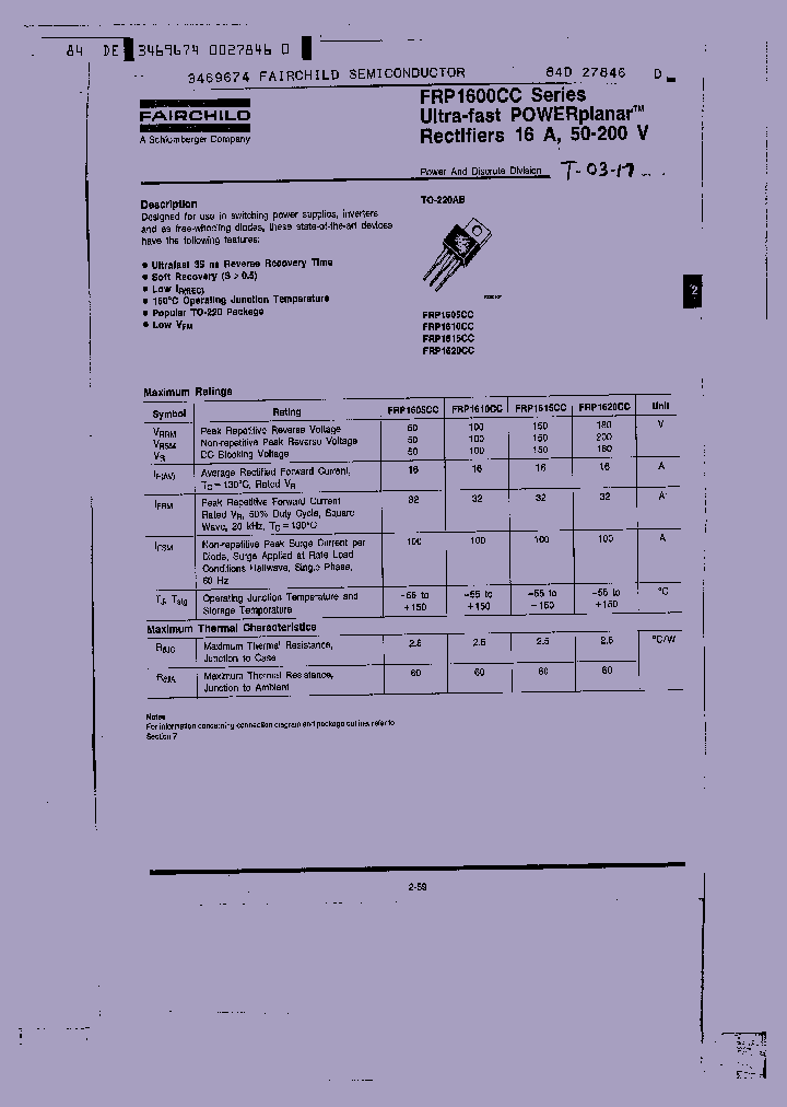FRP1620CC_1242324.PDF Datasheet Download --- IC-ON-LINE
