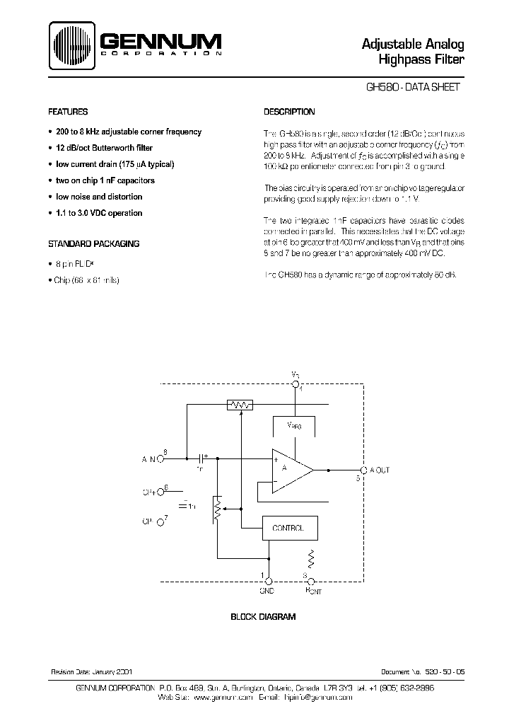GH580_1244613.PDF Datasheet Download --- IC-ON-LINE