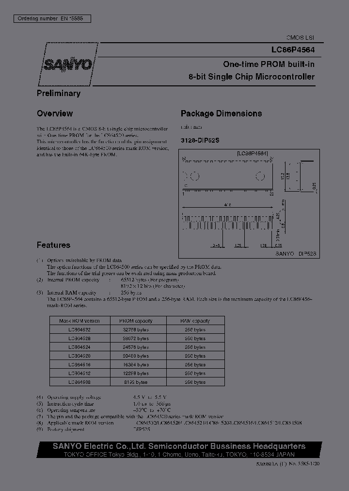 LC864532_1263892.PDF Datasheet Download --- IC-ON-LINE