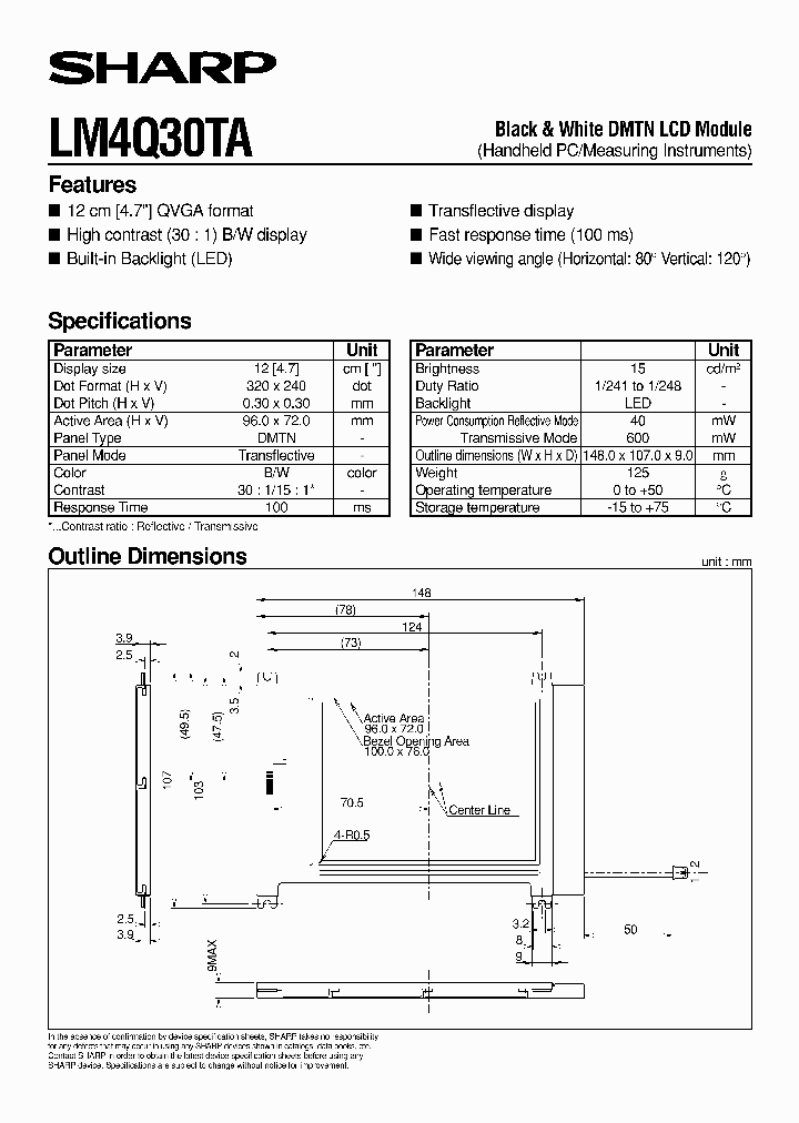 LM4Q30TA_1265818.PDF Datasheet Download --- IC-ON-LINE