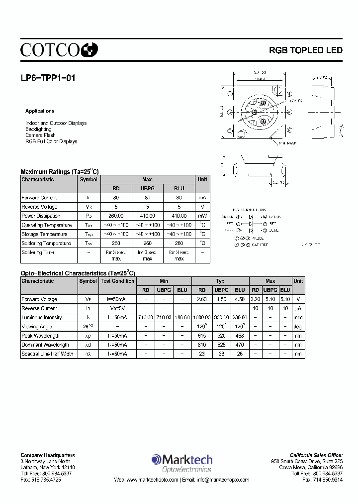 LP6-TPP1-01_1266972.PDF Datasheet Download --- IC-ON-LINE