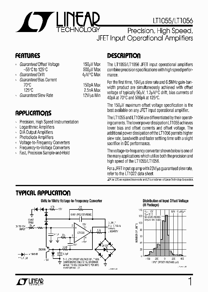 LT1055_877373.PDF Datasheet Download --- IC-ON-LINE
