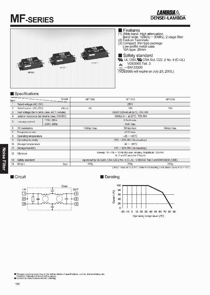 MF1216_1278436.PDF Datasheet Download --- IC-ON-LINE
