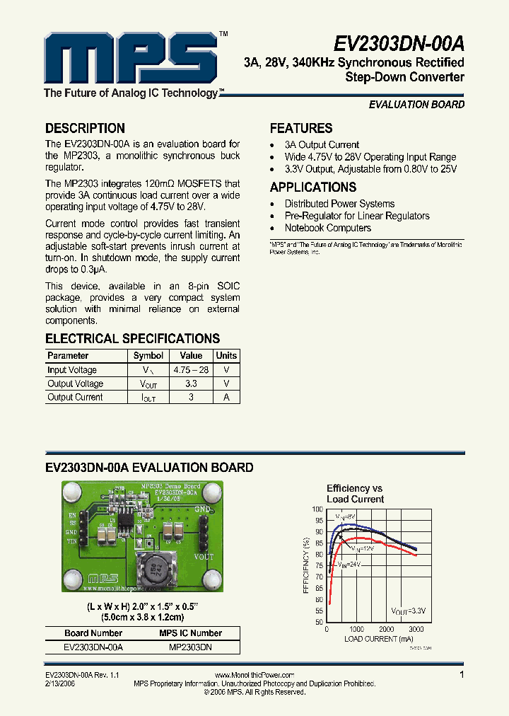MP2303DN_1282334.PDF Datasheet Download --- IC-ON-LINE