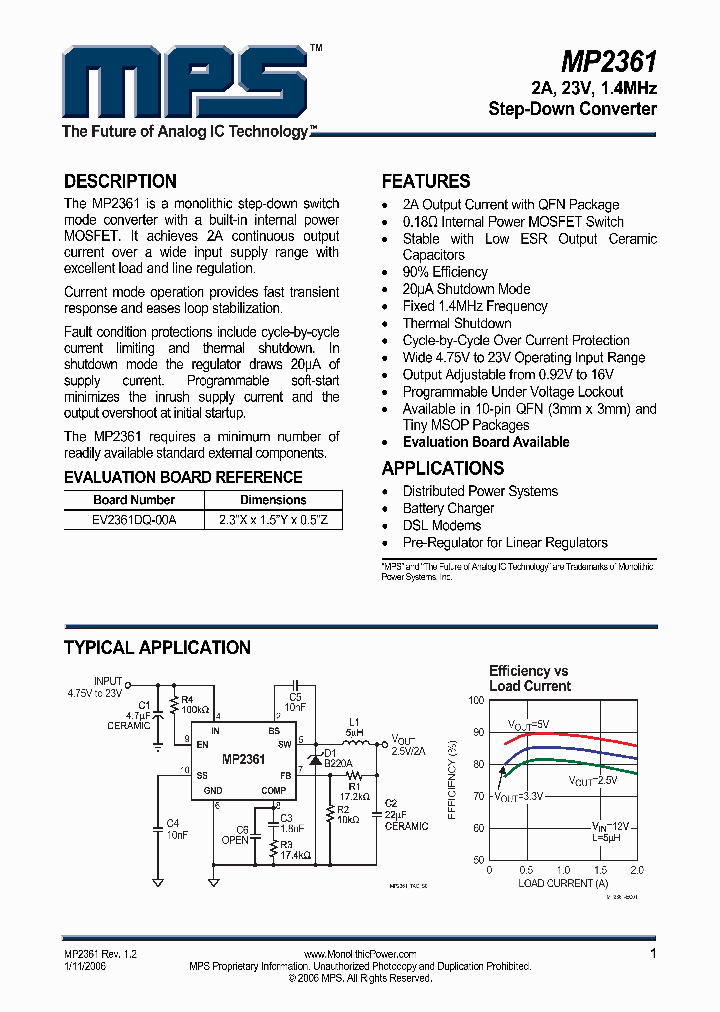 MP2361_1038190.PDF Datasheet Download --- IC-ON-LINE