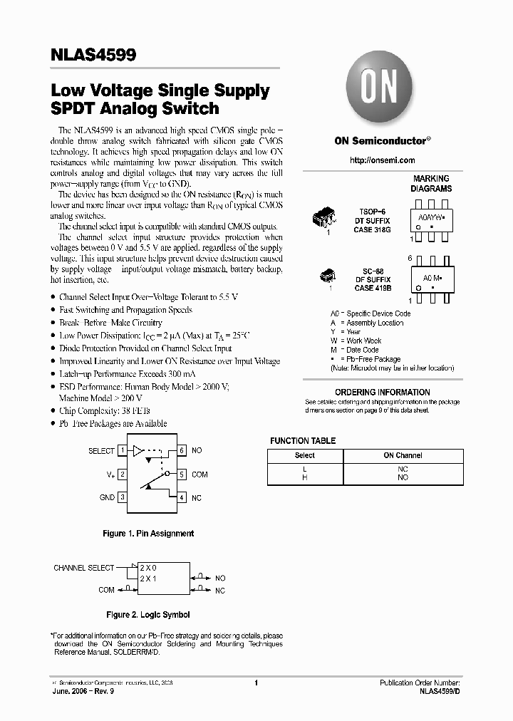 NLVAS4599DTT1G_1289451.PDF Datasheet Download --- IC-ON-LINE