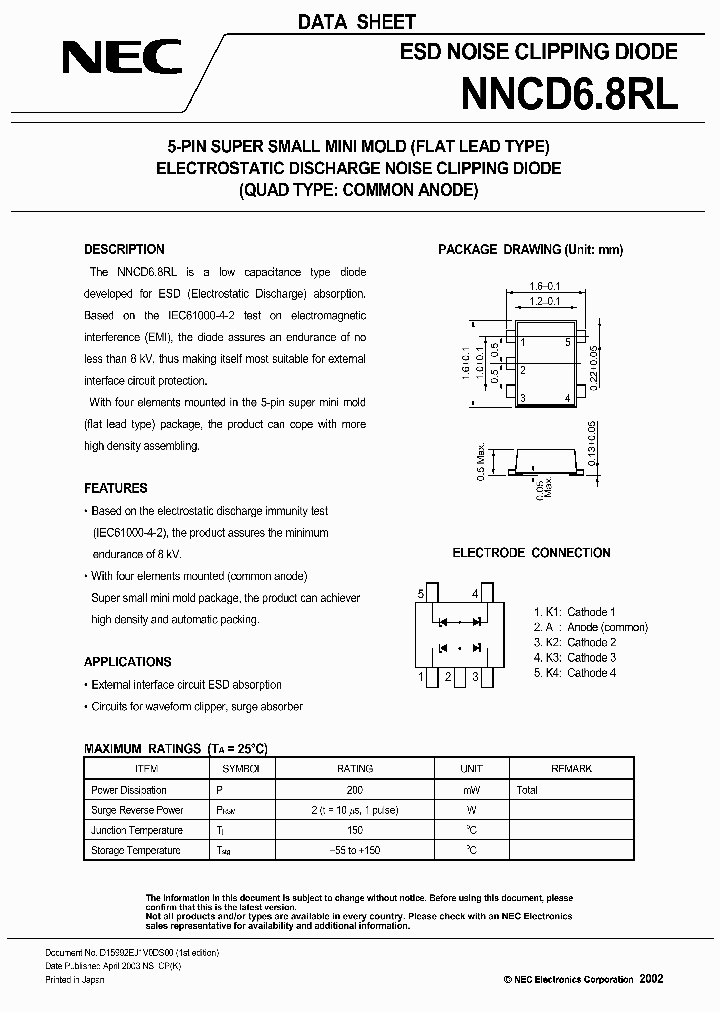 NNCD68RL_1289558.PDF Datasheet Download --- IC-ON-LINE