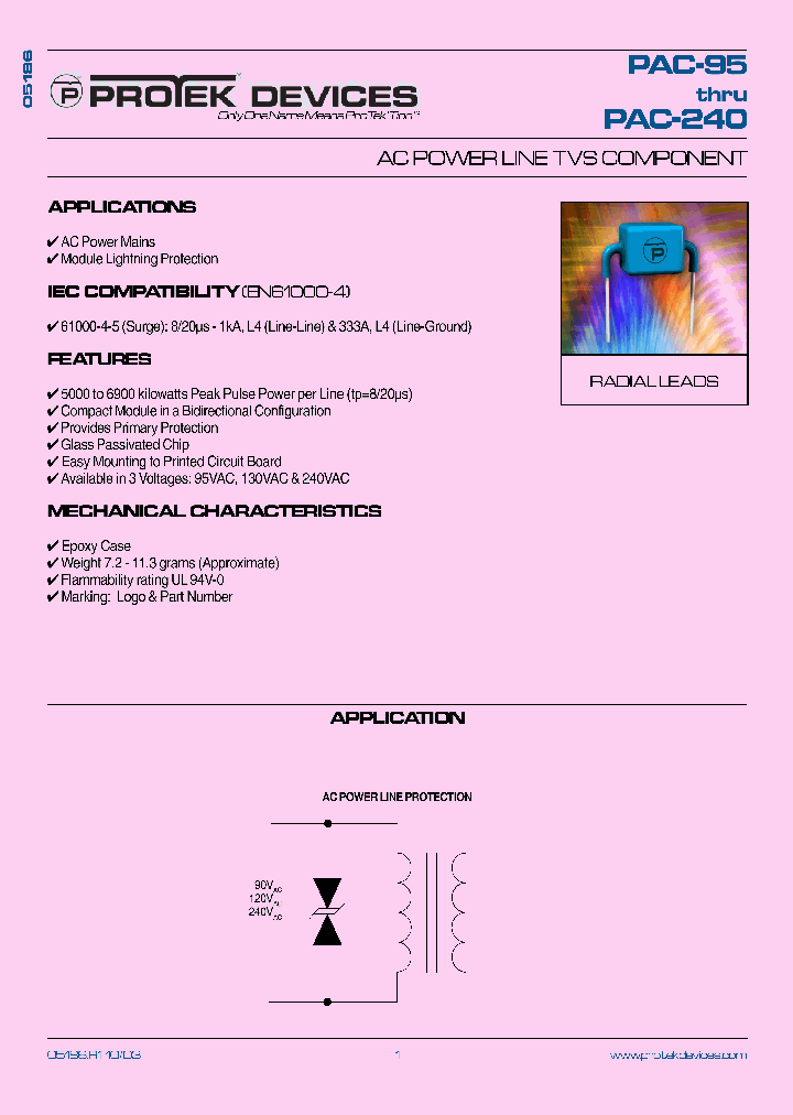 PAC-95_1114302.PDF Datasheet Download --- IC-ON-LINE