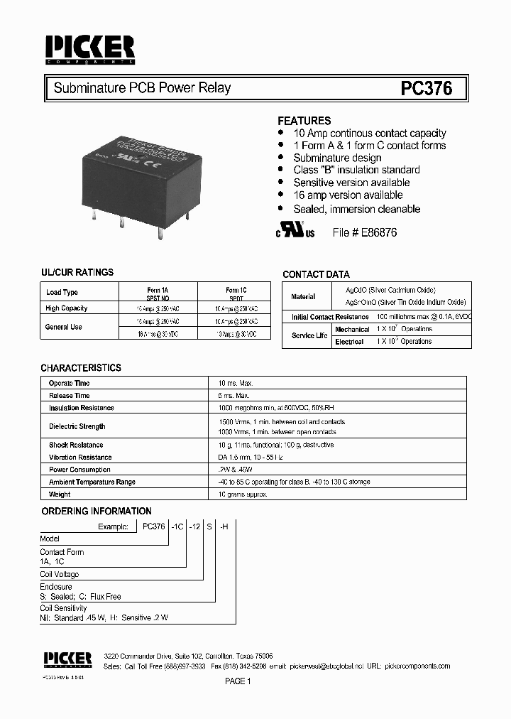 PC3761A-12C_1171926.PDF Datasheet Download --- IC-ON-LINE