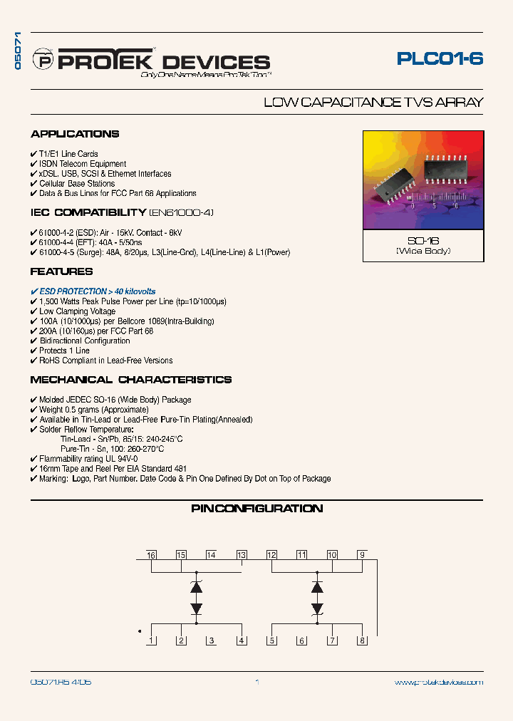 PLC01-6_1296470.PDF Datasheet Download --- IC-ON-LINE