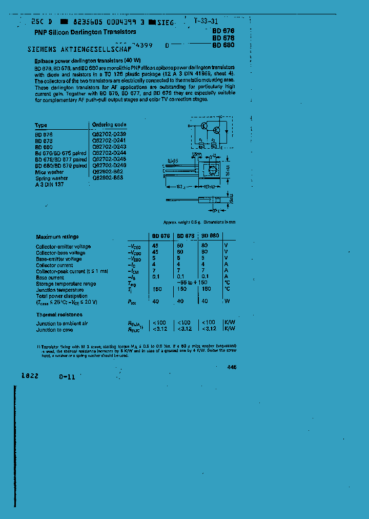 BD676_1107529.PDF Datasheet Download --- IC-ON-LINE