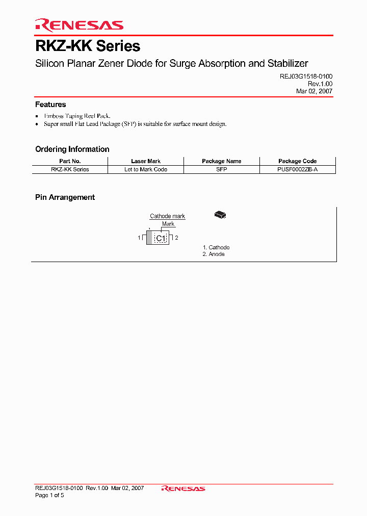 RKZ-KK_1301983.PDF Datasheet Download --- IC-ON-LINE