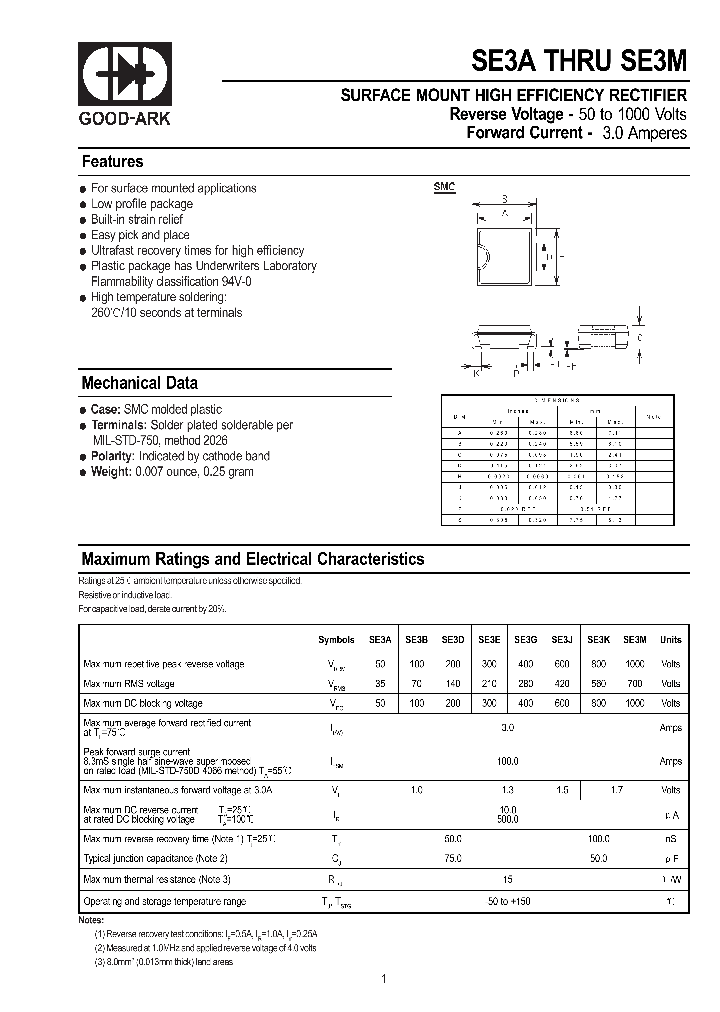 SE3M_1306831.PDF Datasheet Download --- IC-ON-LINE