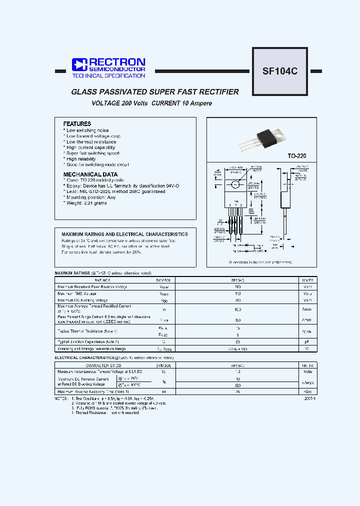 SF104C_1307155.PDF Datasheet Download --- IC-ON-LINE