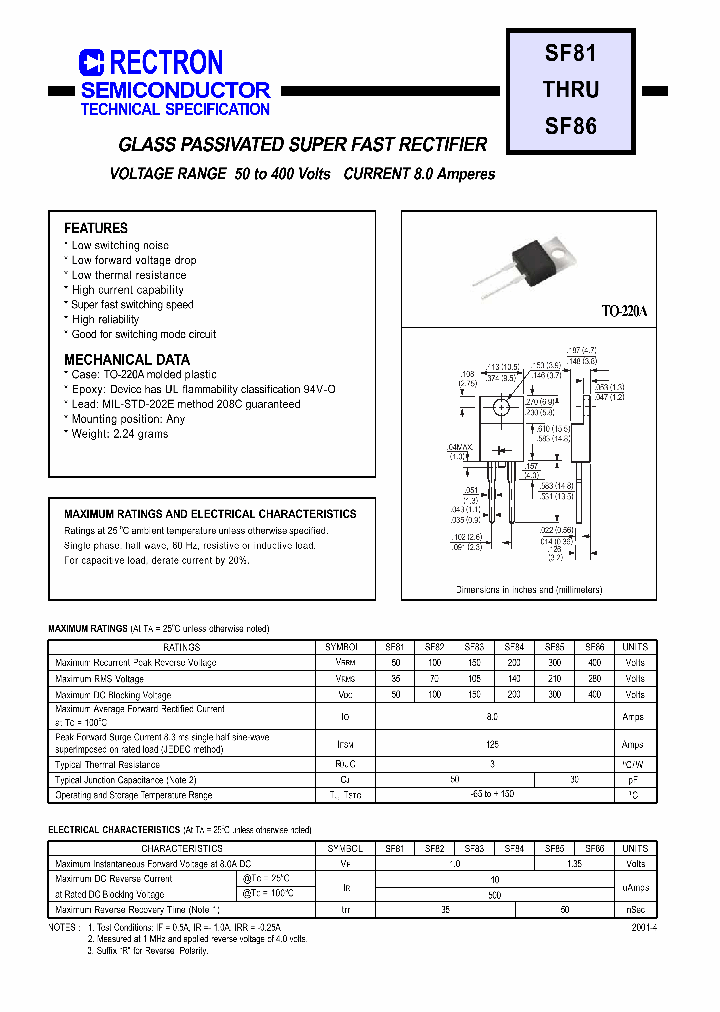 SF82_1094695.PDF Datasheet Download --- IC-ON-LINE