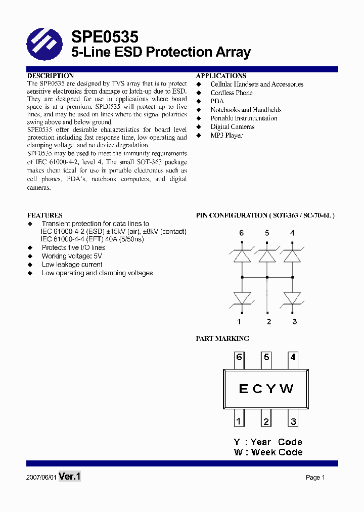 SPE0535_1097076.PDF Datasheet Download --- IC-ON-LINE