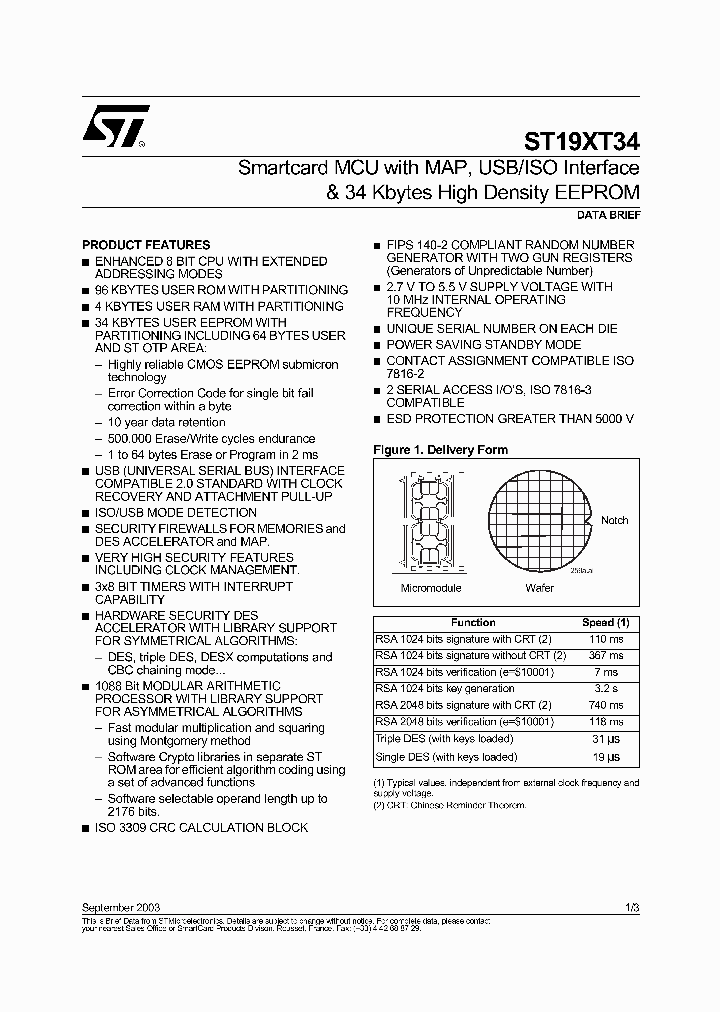 St19xt34 1317303 Pdf Datasheet Download Ic On Line