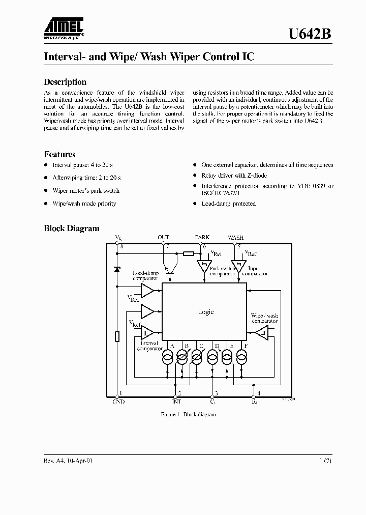 U642B_1148388.PDF Datasheet Download --- IC-ON-LINE