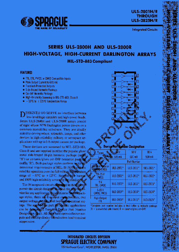 ULS-2825R_1331320.PDF Datasheet Download --- IC-ON-LINE