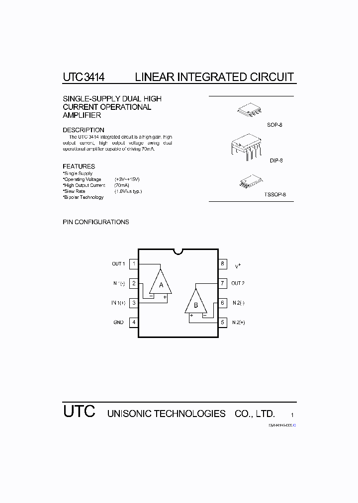 3414_1167703.PDF Datasheet Download --- IC-ON-LINE