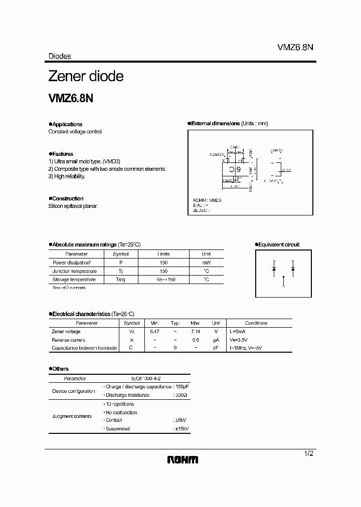 VMZ68N_1334579.PDF Datasheet Download --- IC-ON-LINE