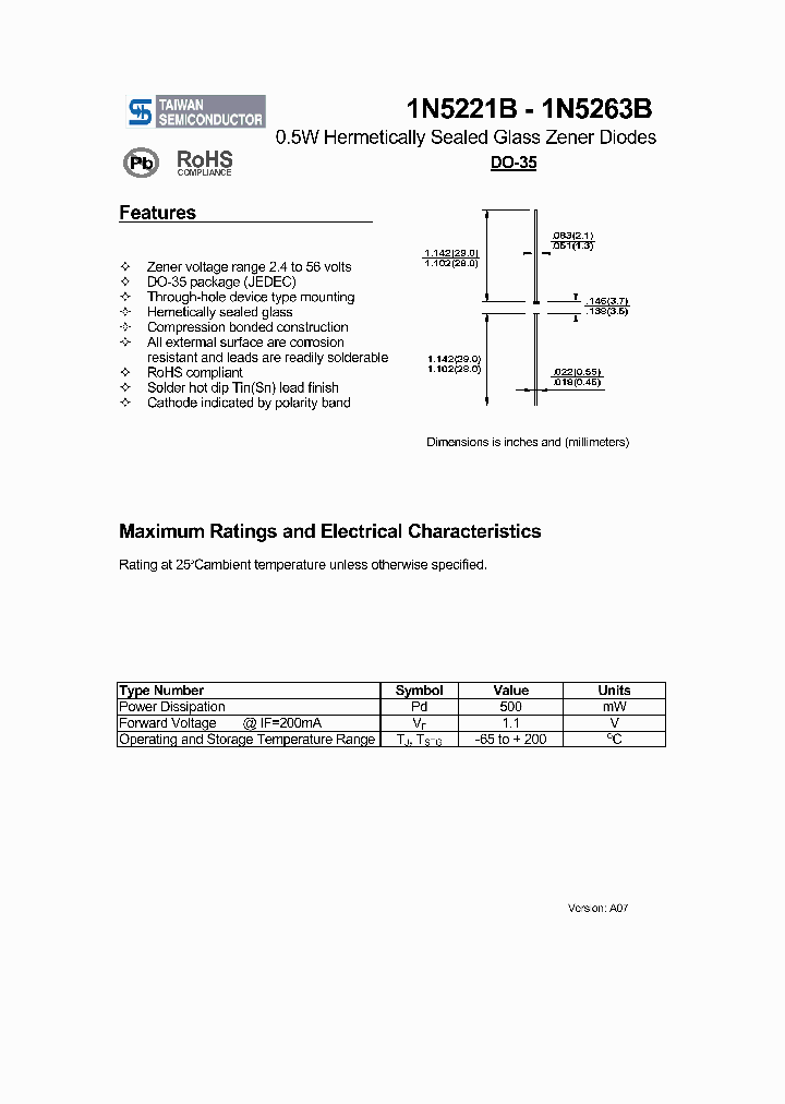 1N5255B_4116791.PDF Datasheet Download --- IC-ON-LINE