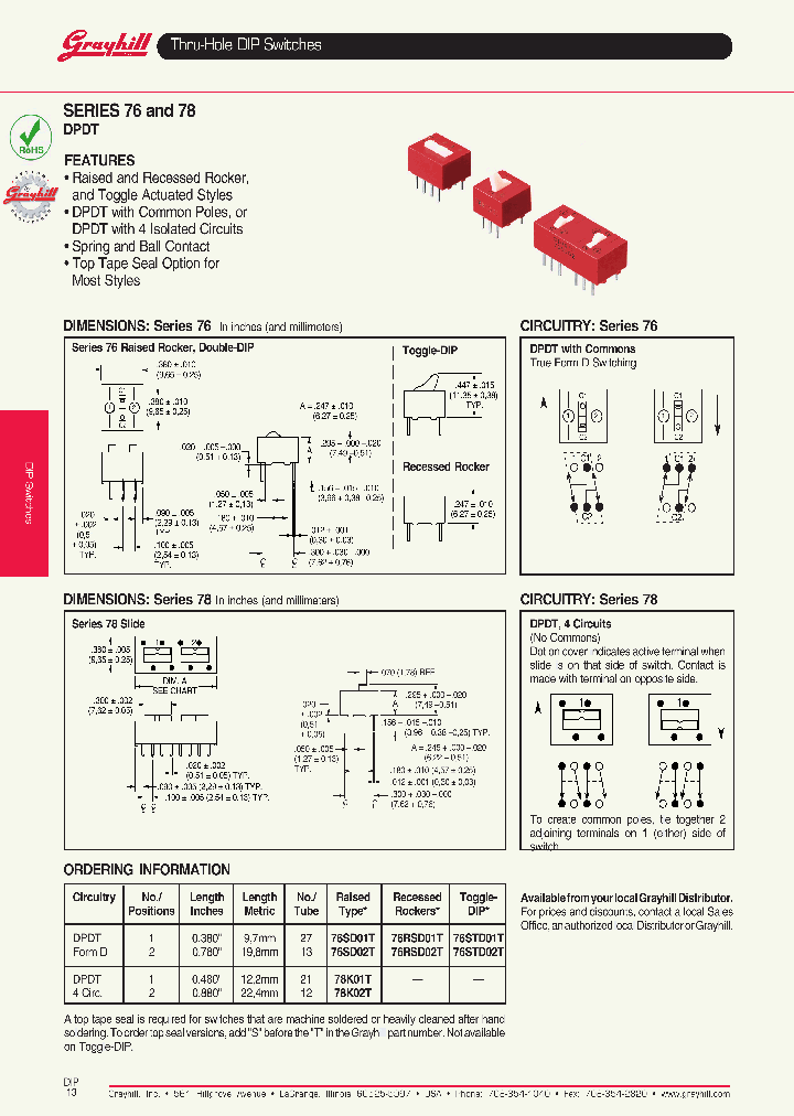 76STD02T_4156923.PDF Datasheet Download --- IC-ON-LINE