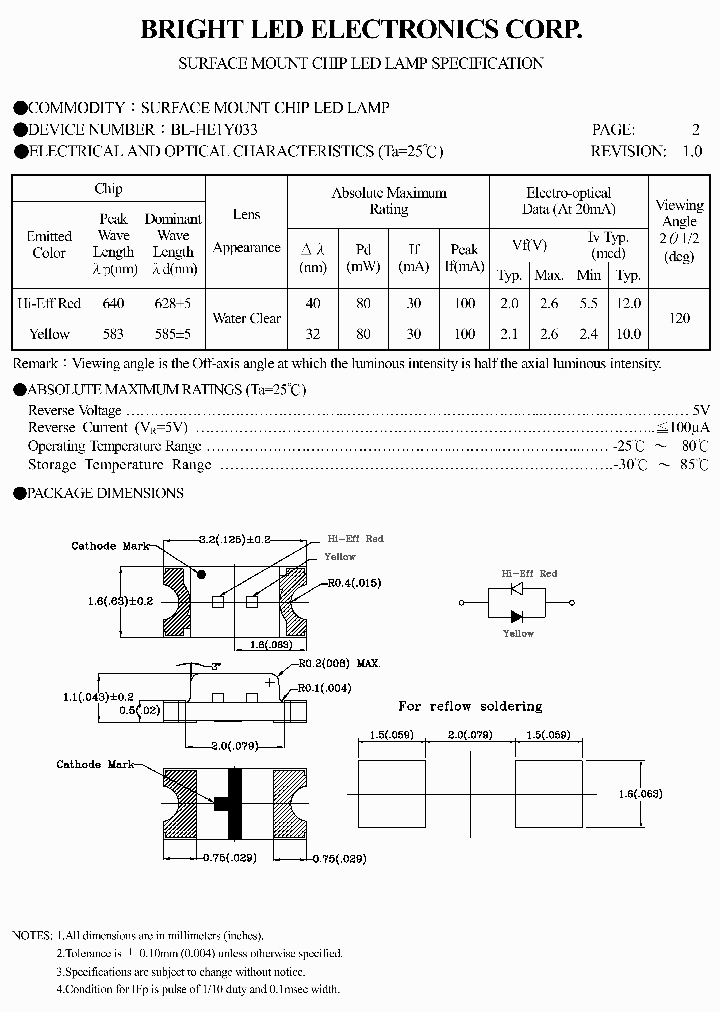BL-HE1Y033-TRB_4138251.PDF Datasheet Download --- IC-ON-LINE