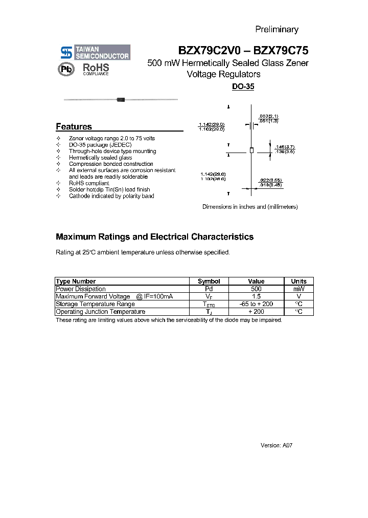 BZX79C15_4113480.PDF Datasheet Download --- IC-ON-LINE